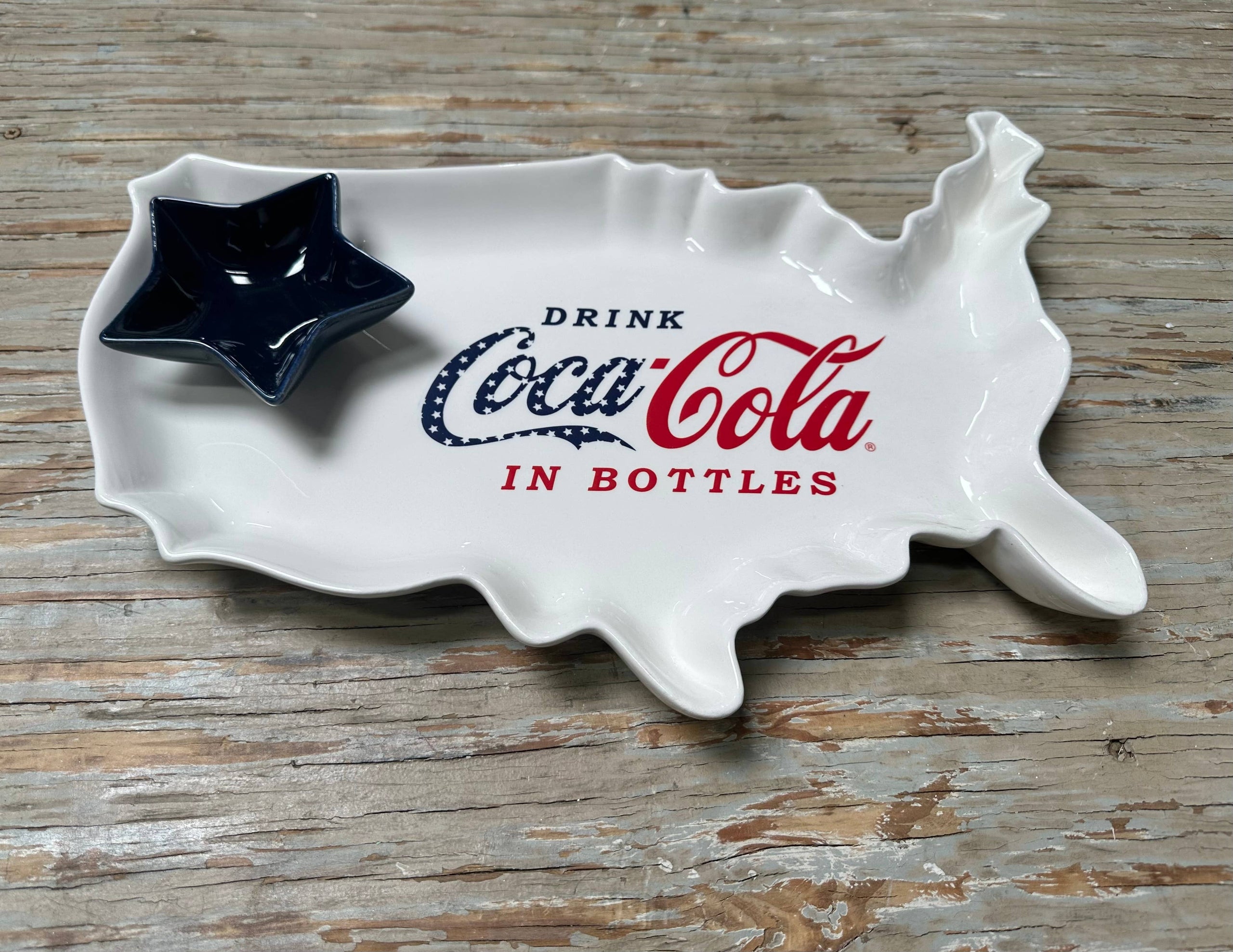 Buckeye Craft Co. - Coca-Cola Chips & Dip Ceramic Platter | Rustic ...